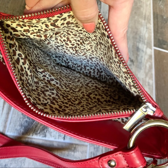 Ili | Bags | Ili Red Leather Convertible Crossbody Bag | Poshmark